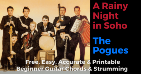 A Rainy Night In Soho Chords And Strumming The Pogues - The Guitar Process